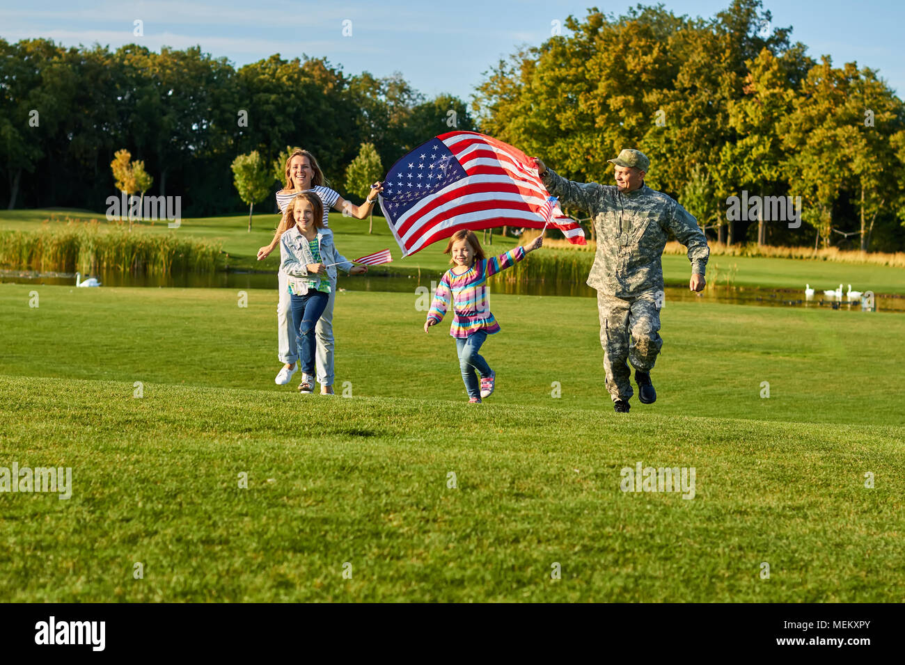 American flag slow motion High Resolution Stock Photography and Images ...