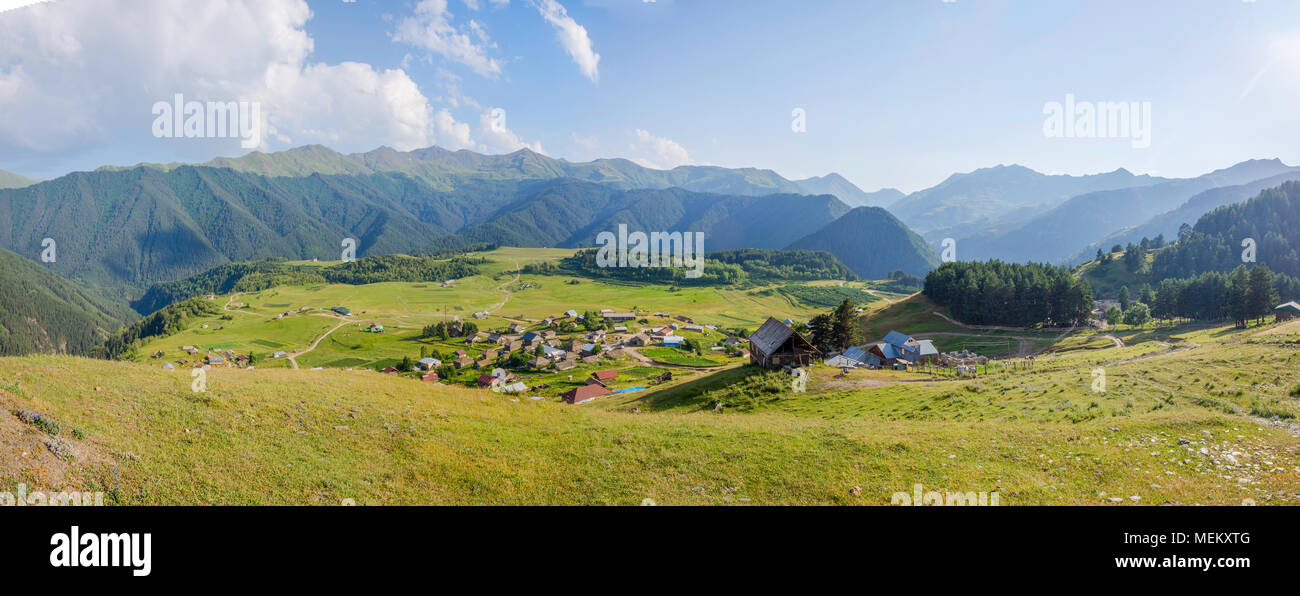 Omalo village, Tusheti national park, Georgia Stock Photo - Alamy