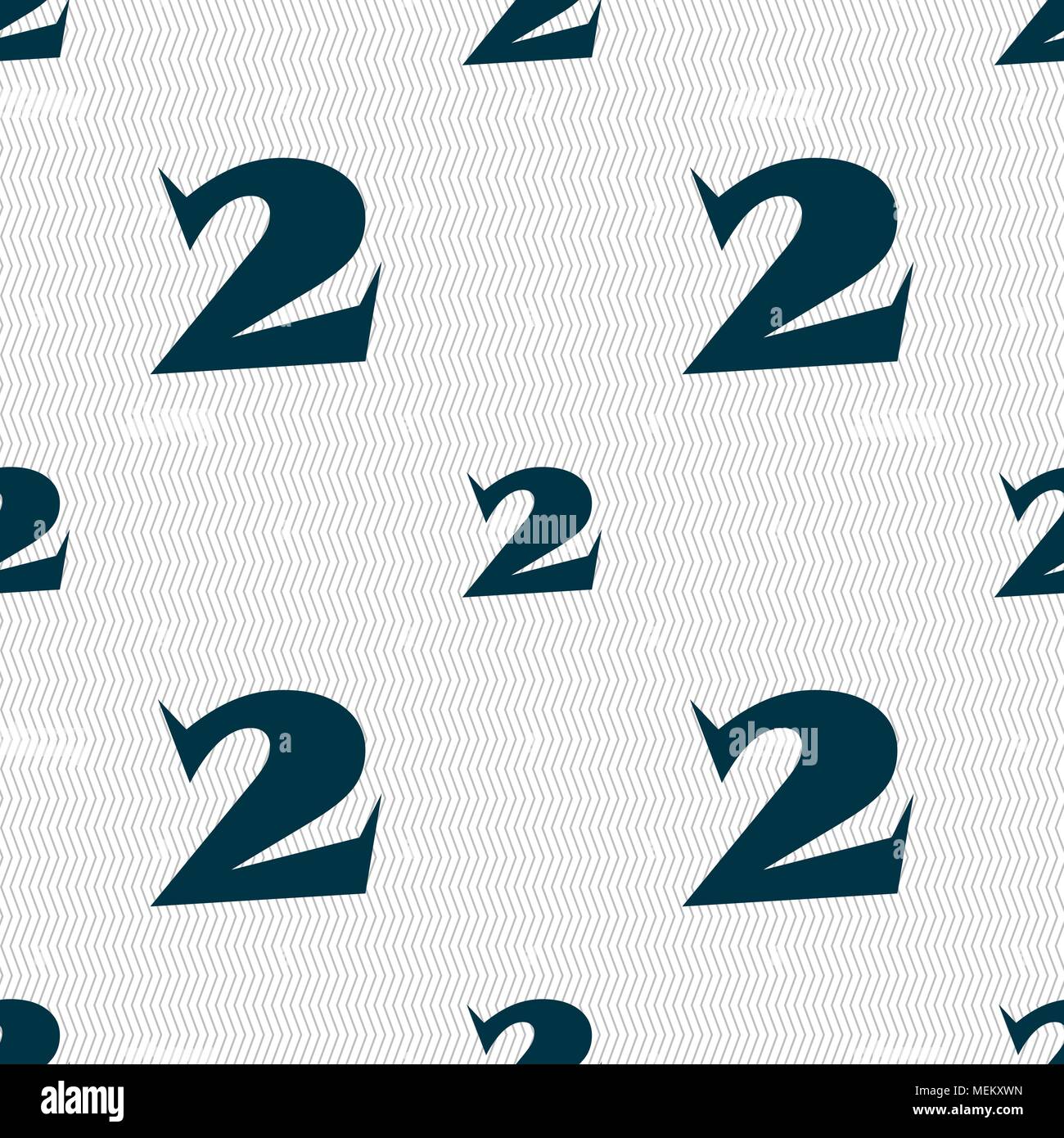 Second place award sign. Winner symbol. Step two.. Seamless abstract ...