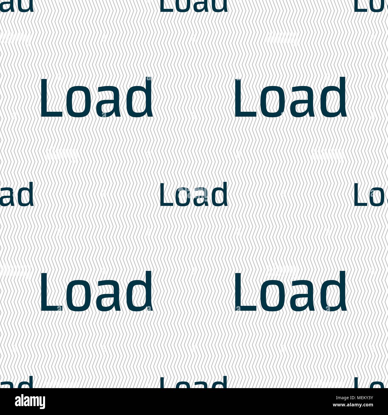 Download now icon. Load symbol. Seamless abstract background with geometric shapes. Vector ...