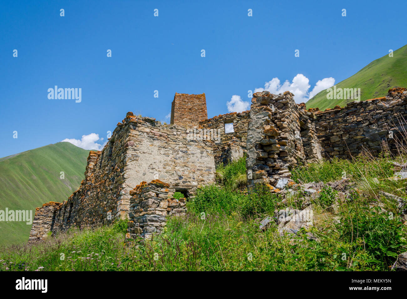View from the fort in truso valley hi-res stock photography and images ...