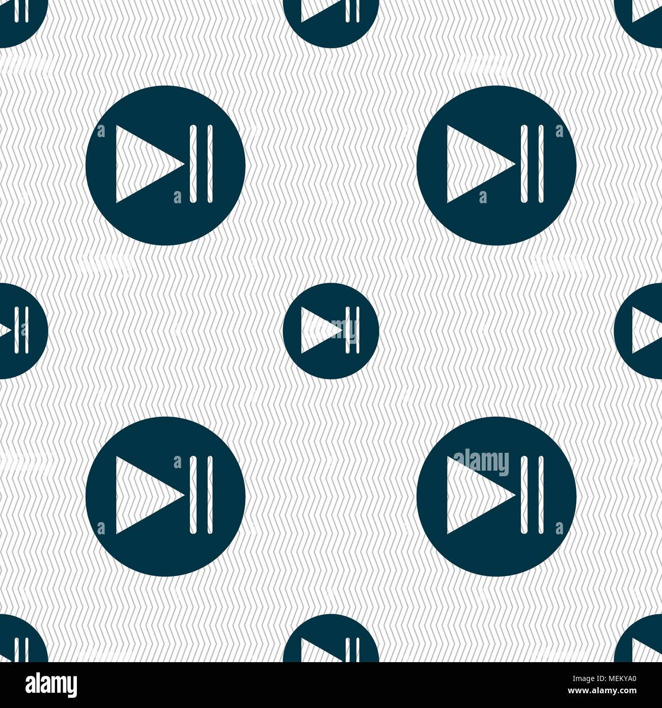 play button icon. Seamless abstract background with geometric shapes ...