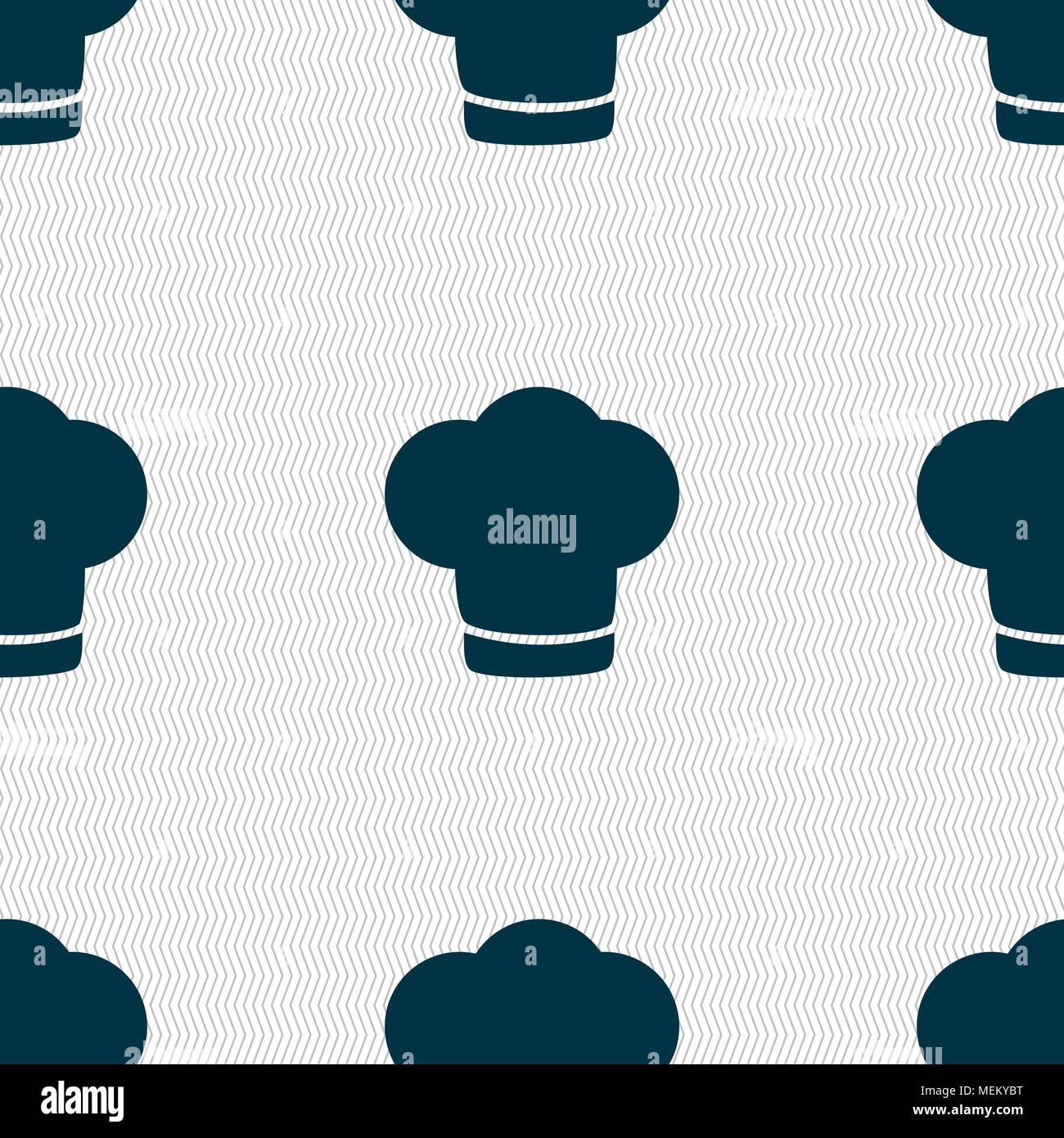 Chef hat sign icon. Cooking symbol. Cooks hat. Seamless abstract ...