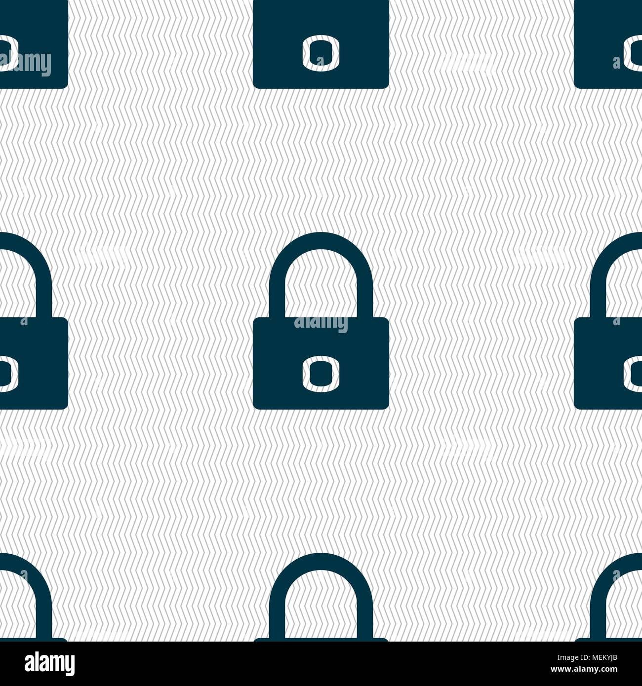 Lock sign icon. Locker symbol. Seamless abstract background with ...