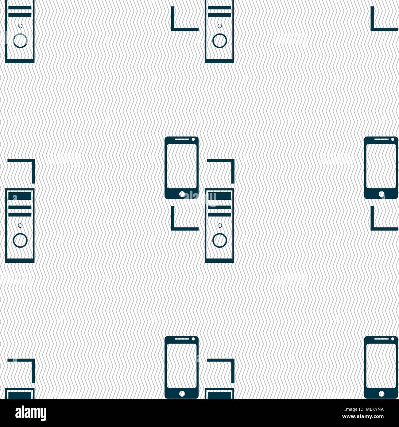 Synchronization sign icon. communicators sync symbol. Data exchange ...