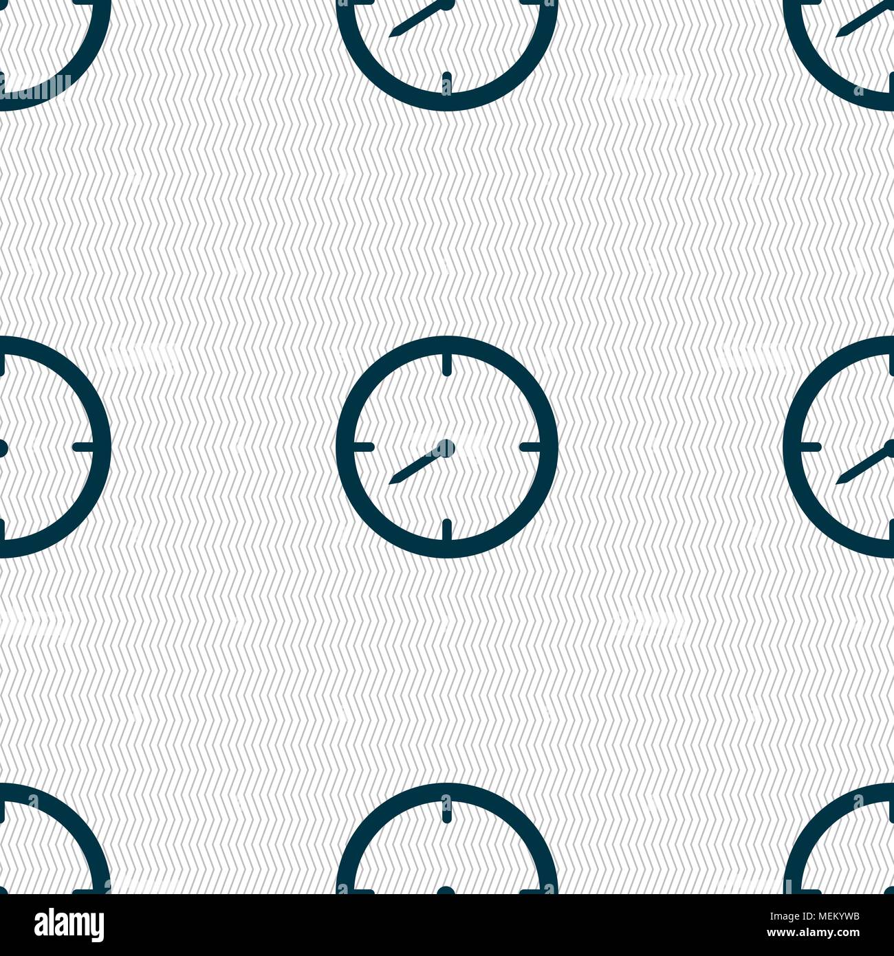 Timer sign icon. Stopwatch symbol.. Seamless abstract background with ...