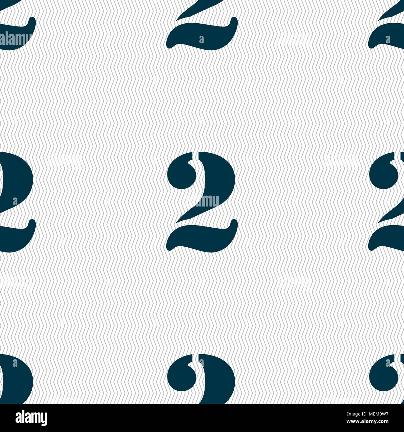 Second place award sign. Winner symbol. Step two.. Seamless abstract ...