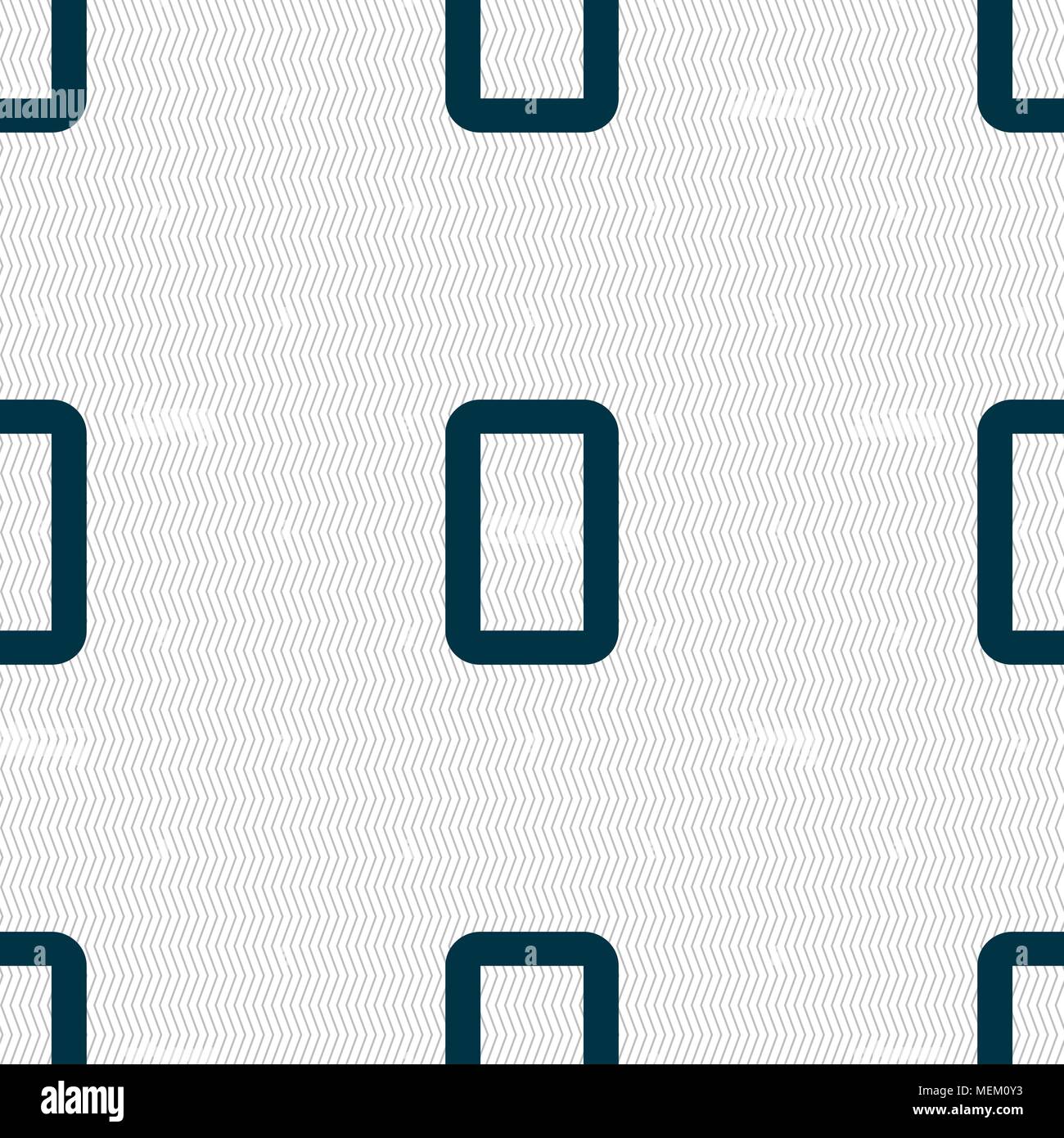 number zero icon sign. Seamless abstract background with geometric ...