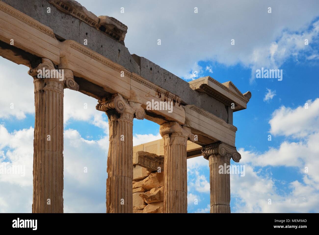 Acropolis historical ruins in Athens, Greece Stock Photo - Alamy