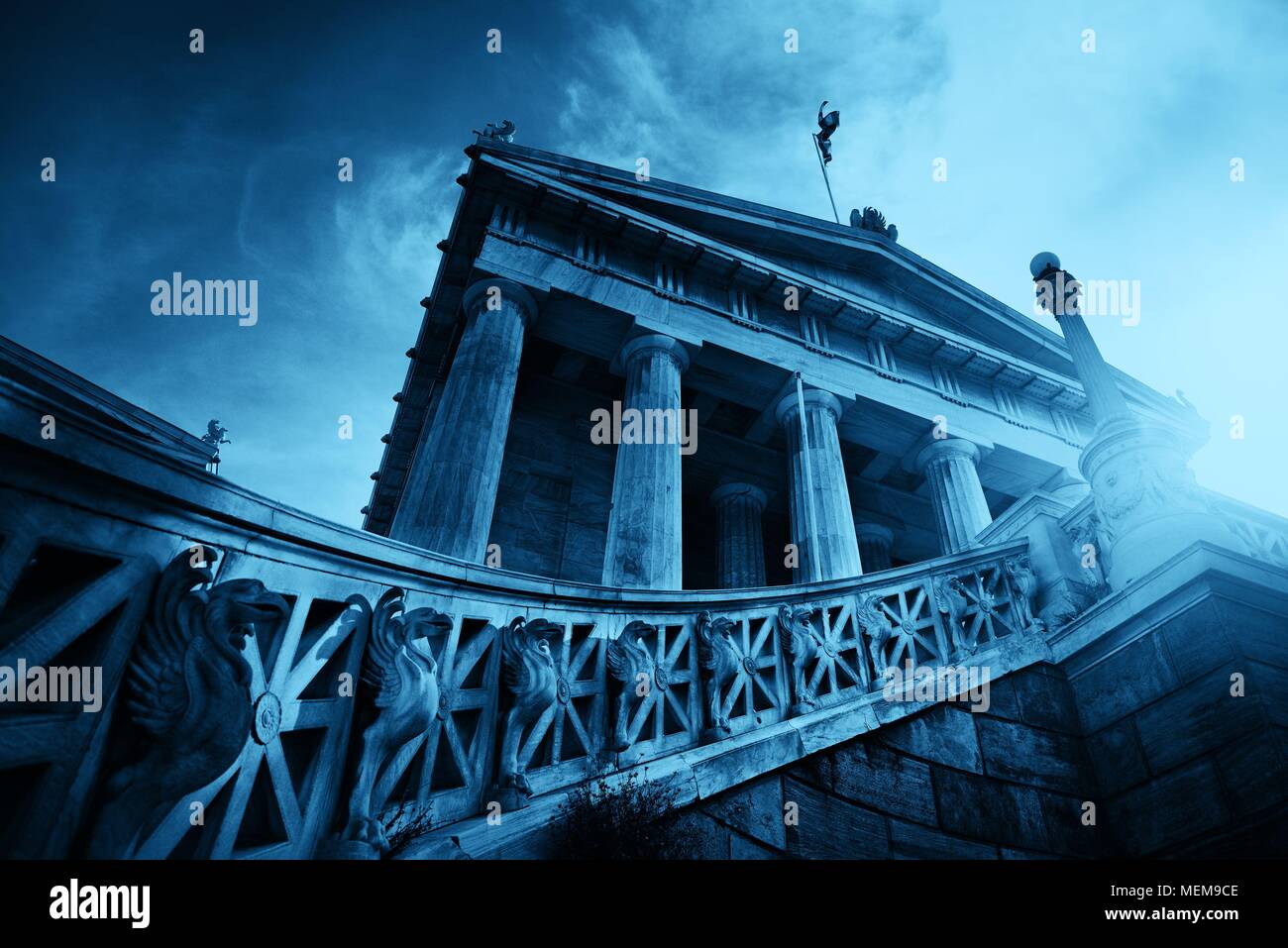 National library in athens hi-res stock photography and images - Alamy