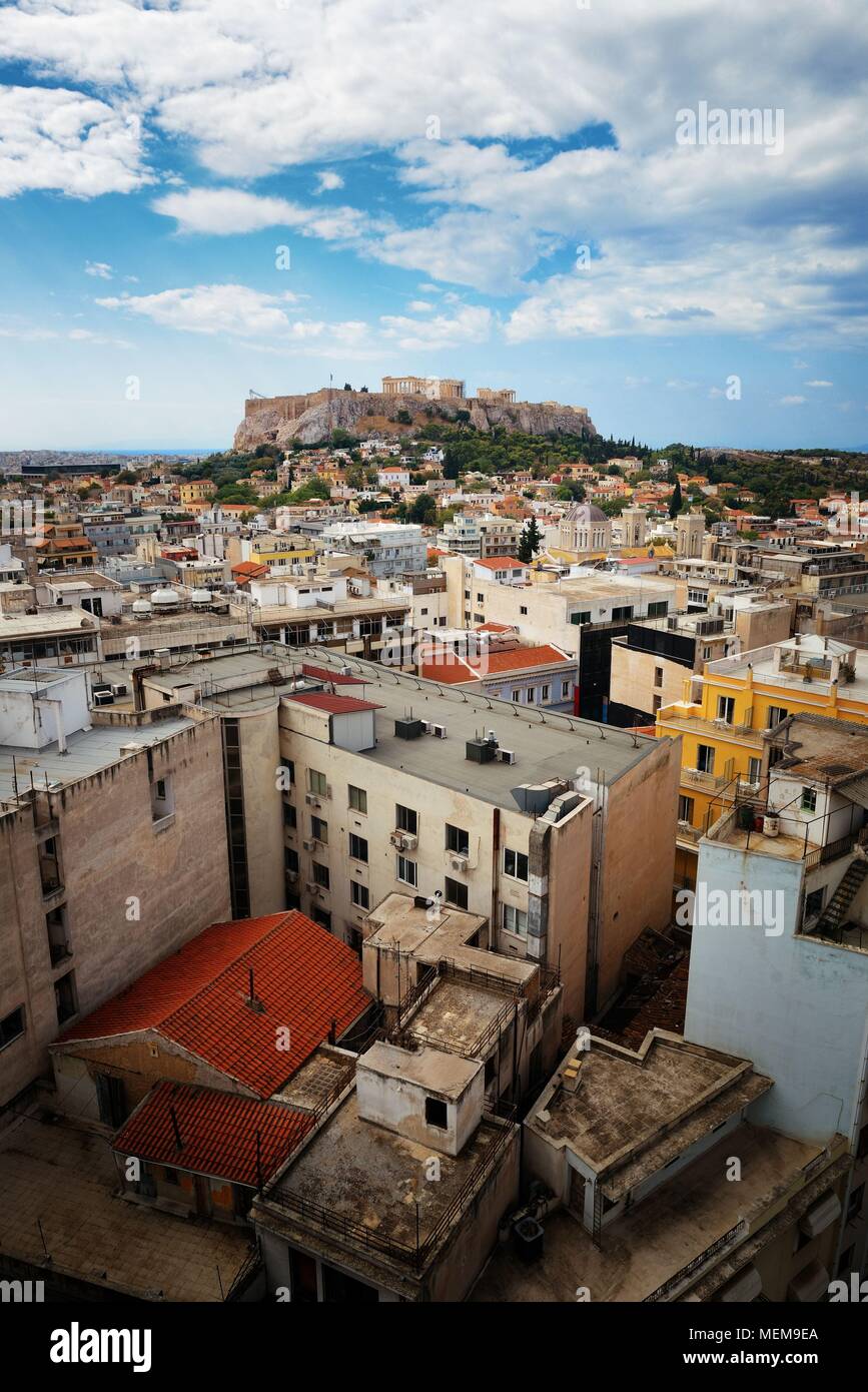 Athens skyline rooftop view, Greece Stock Photo - Alamy