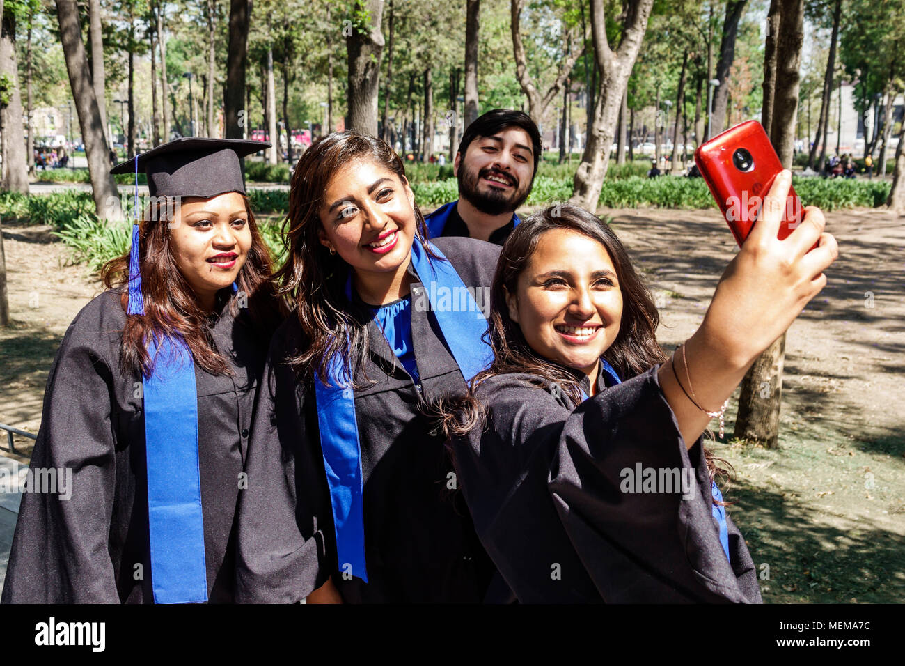 Hispanic Man And Woman Graduates 1+ Thousand Hispanic Guy Graduation