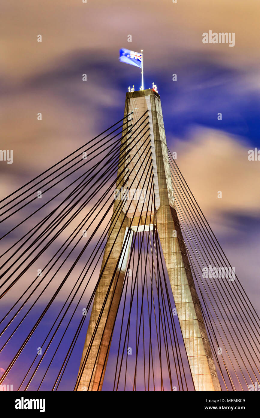 Australian flag pole hi-res stock photography and images - Alamy