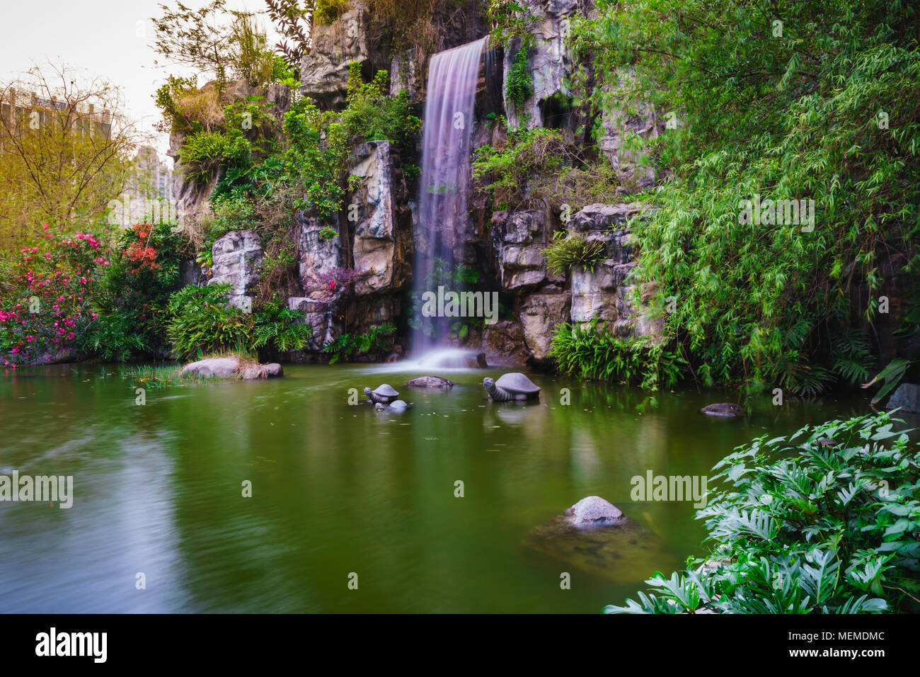 Beautiful park / botanical gardens in China Stock Photo - Alamy
