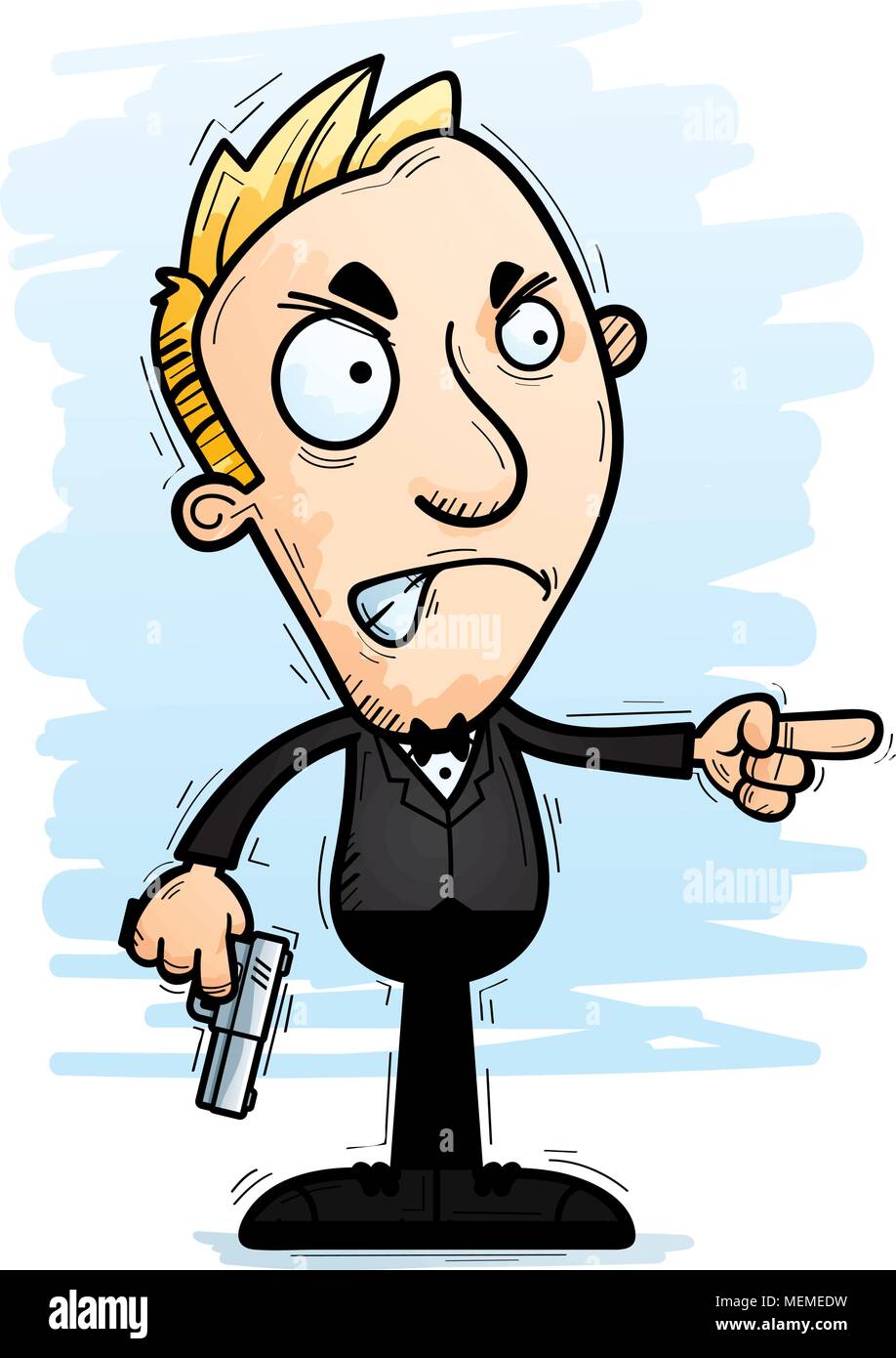 Pointing Meme Cartoon