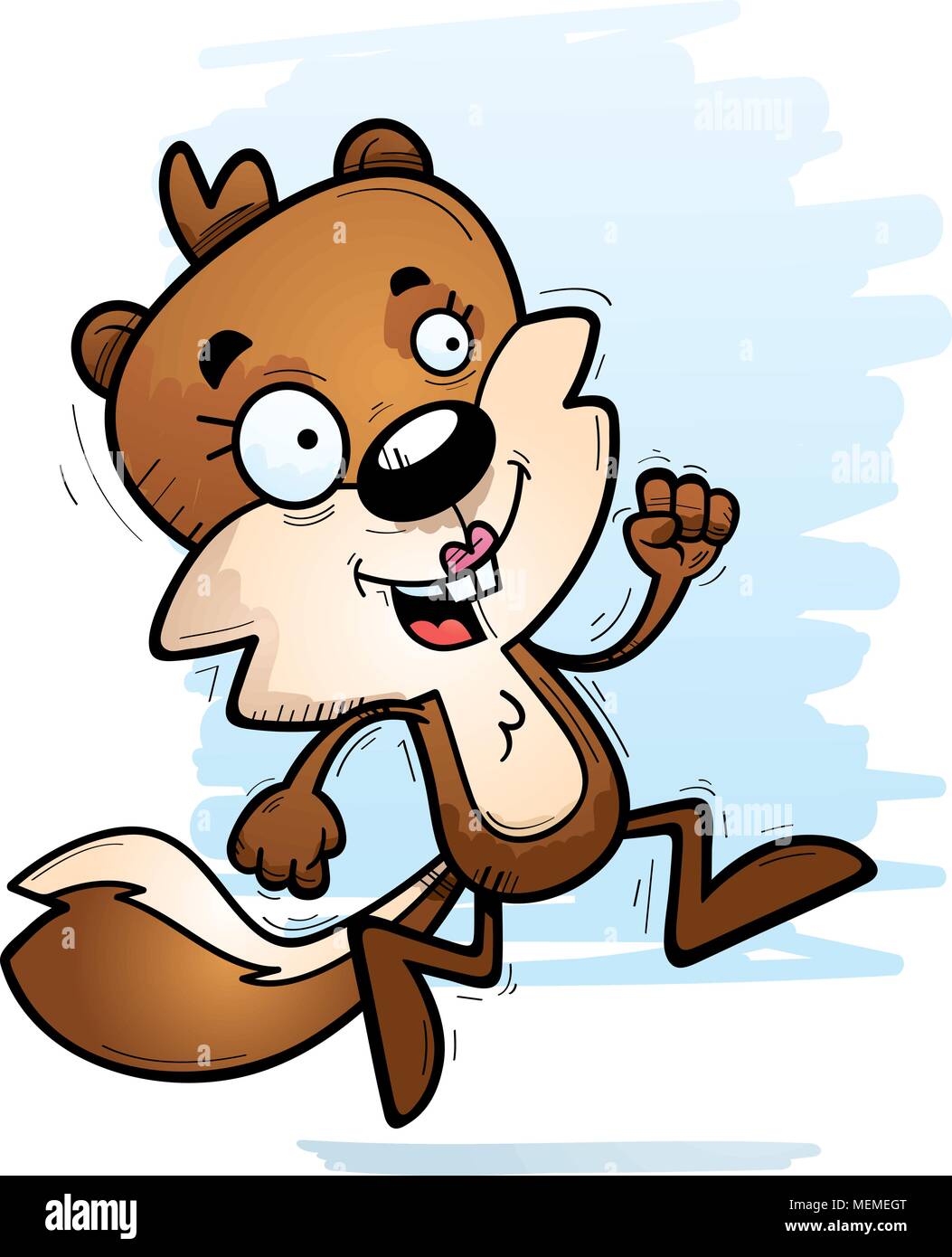 Animated Running Squirrel