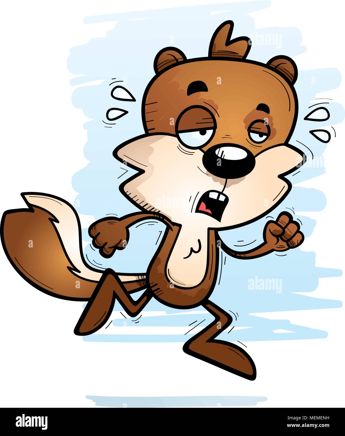 Squirrel Running Vector