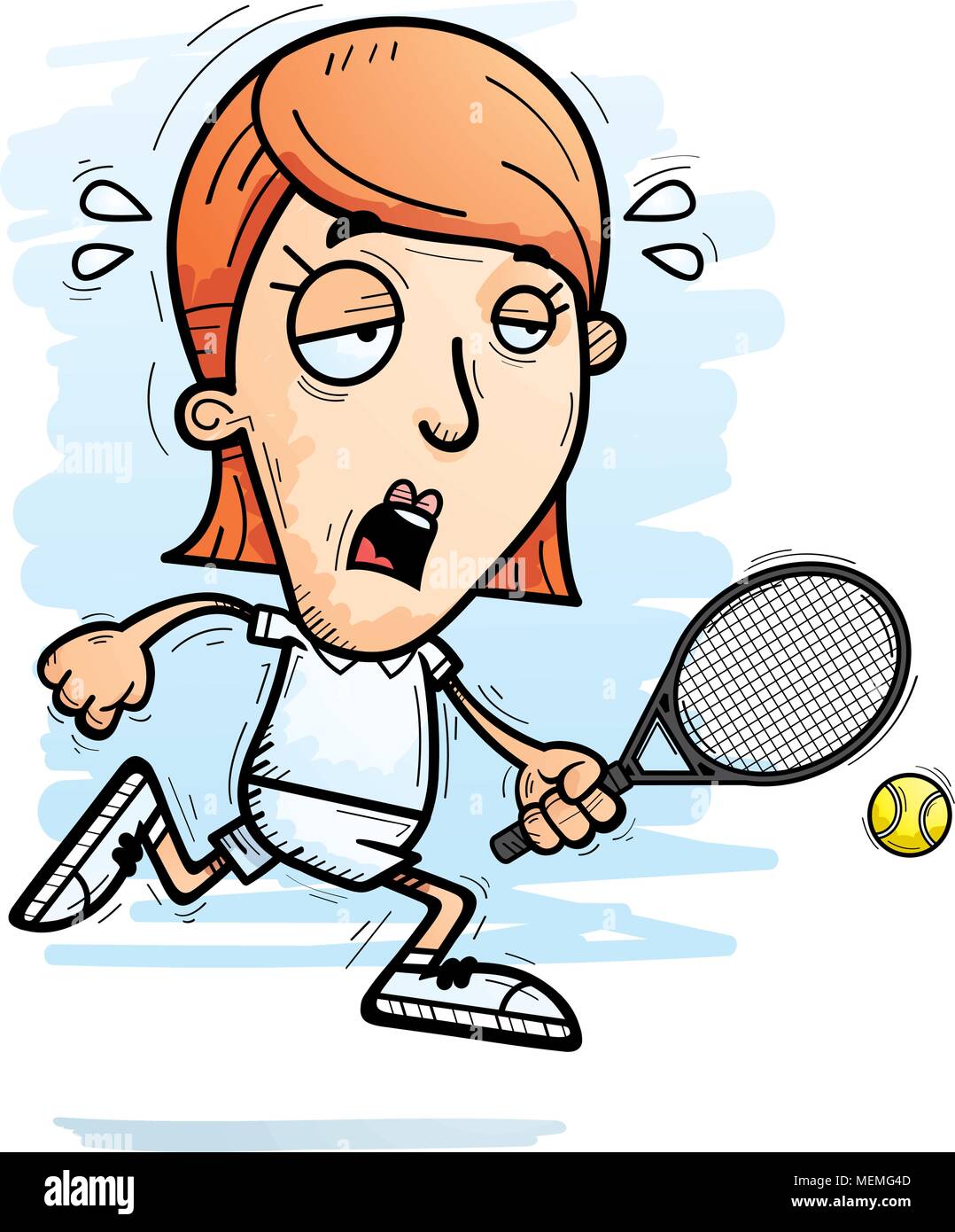 Animated Female Sweating