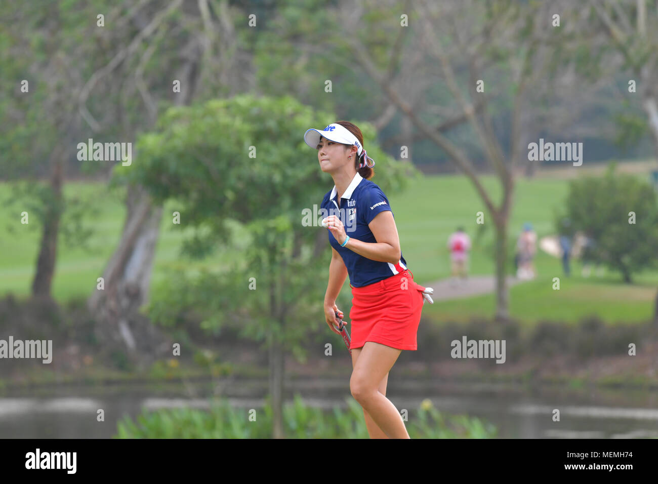 Ha-Neul Kim of Republic of Korea in Honda LPGA Thailand 2018 at Siam ...