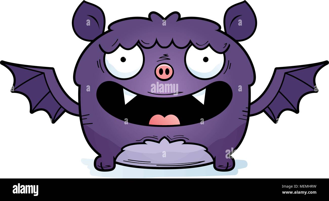 A cartoon illustration of a bat smiling Stock Vector Image & Art - Alamy