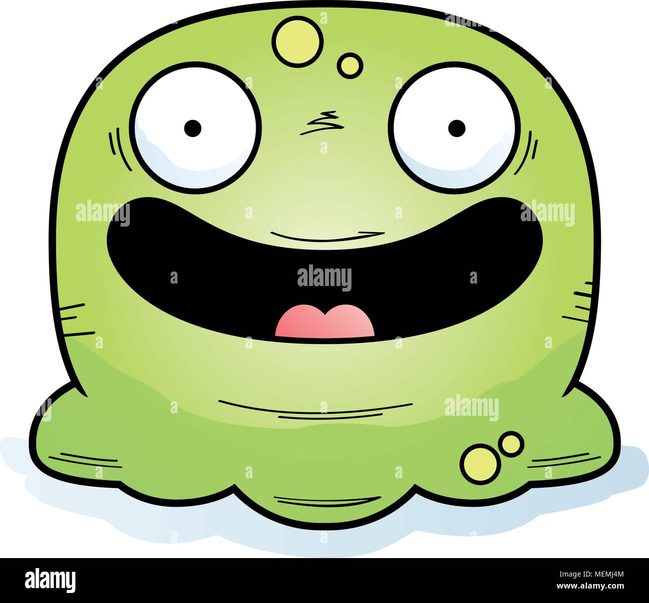 A cartoon illustration of a booger smiling Stock Vector Image & Art - Alamy