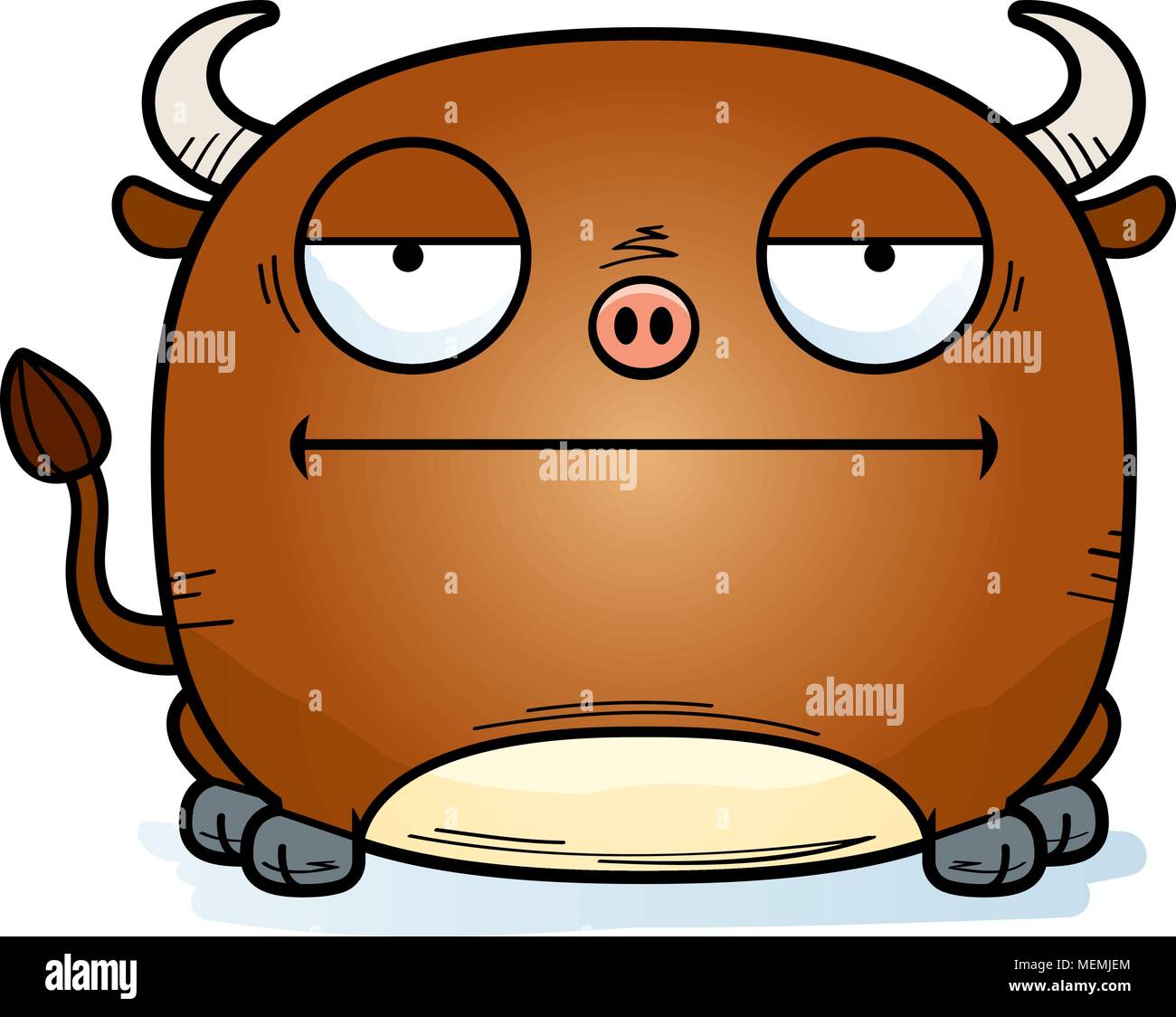 Relaxed cow Stock Vector Images - Alamy