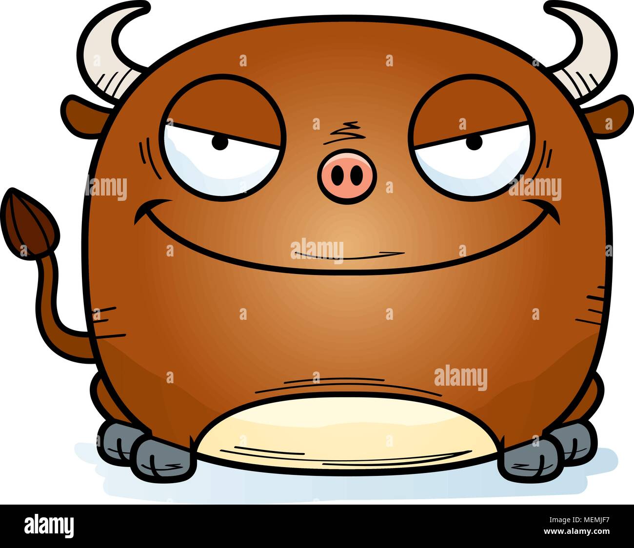 Angry looking bull Stock Vector Images - Alamy