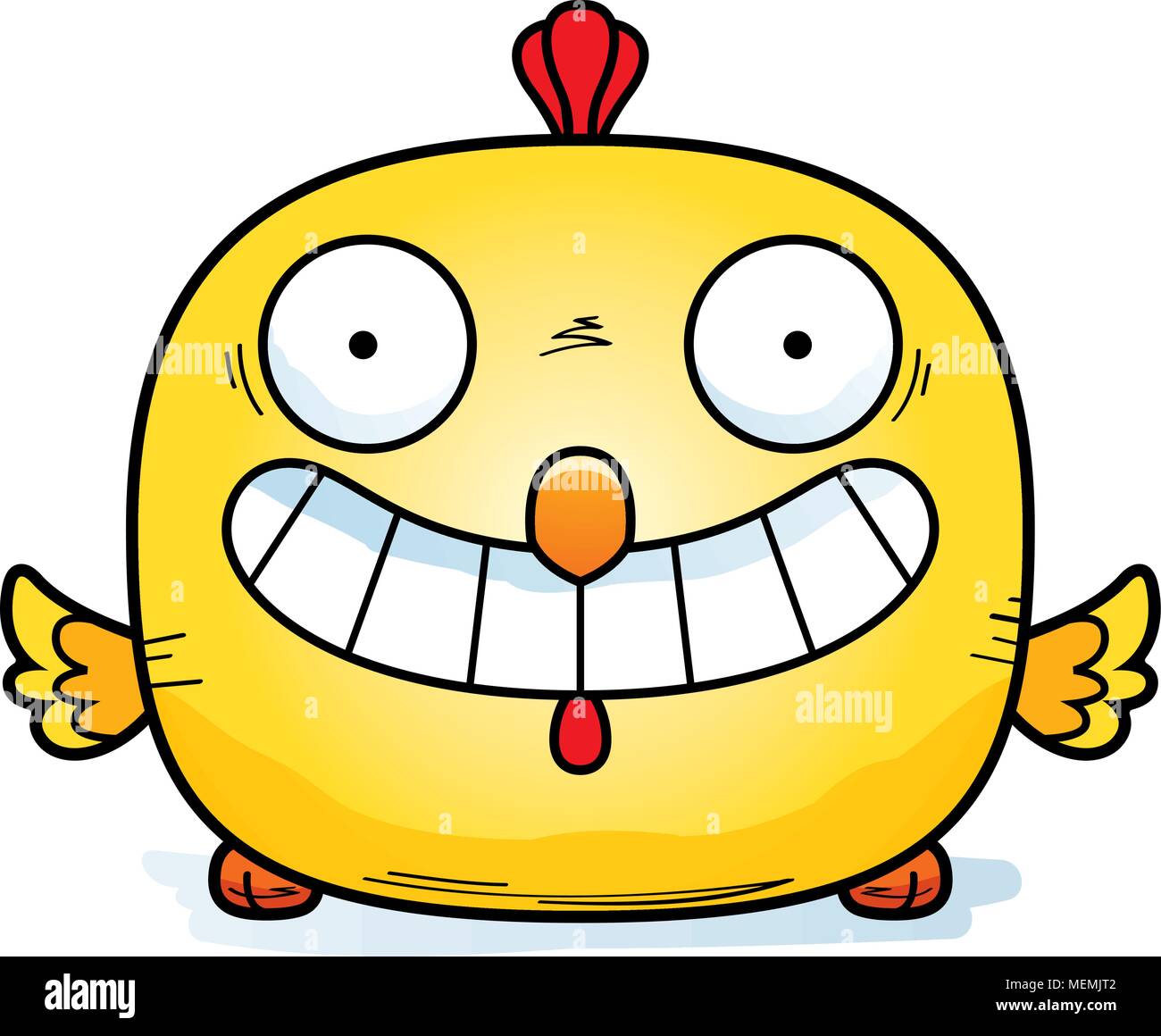 Happy chicken clipart hi-res stock photography and images - Alamy