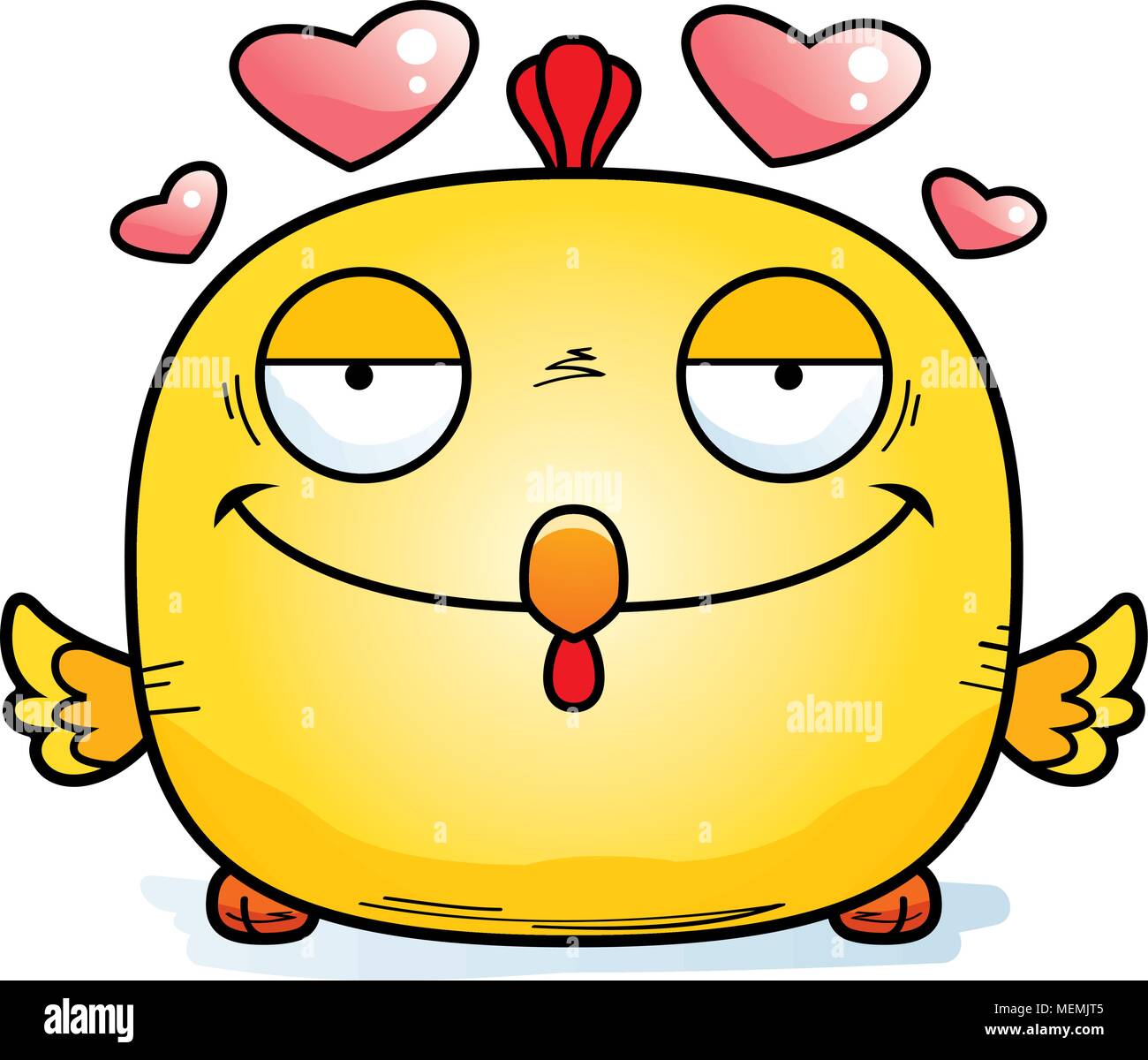 Love for chicken Stock Vector Images - Alamy