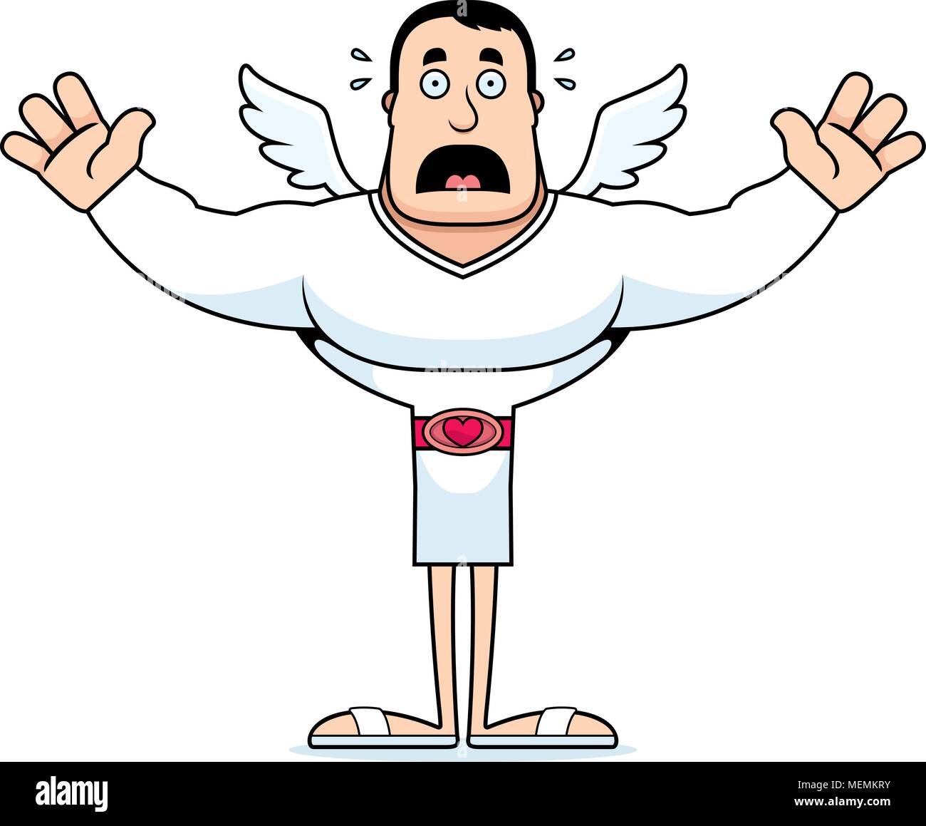 A cartoon cupid looking scared Stock Vector Image & Art - Alamy