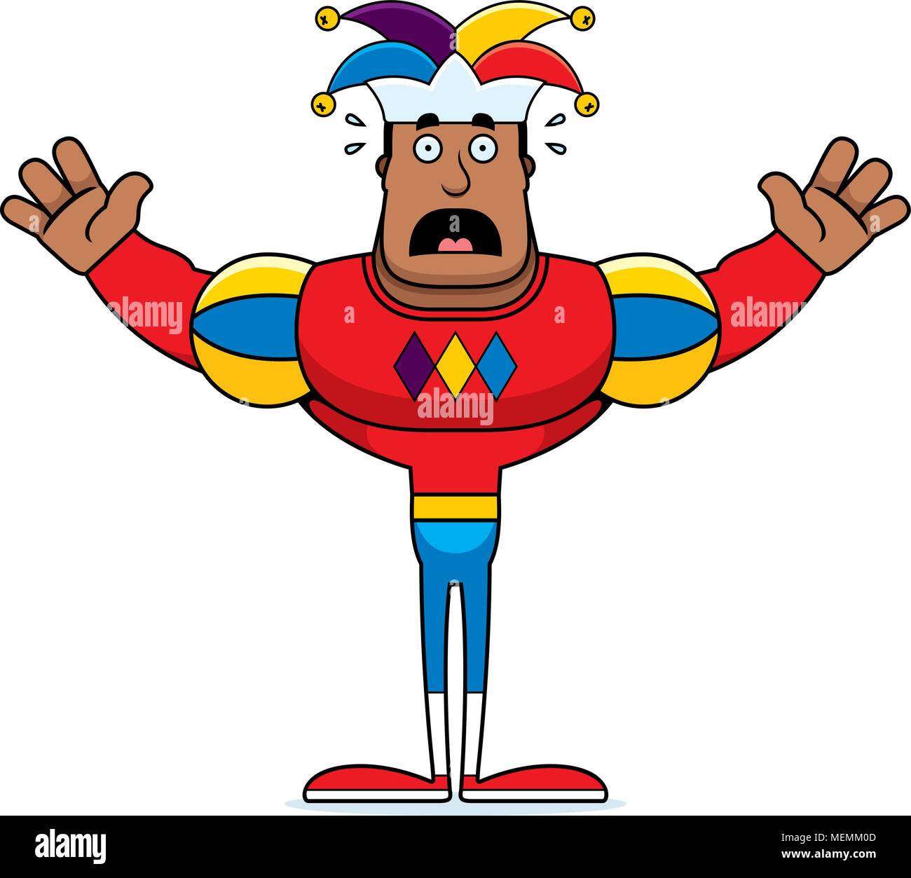 A cartoon jester looking scared Stock Vector Image & Art - Alamy