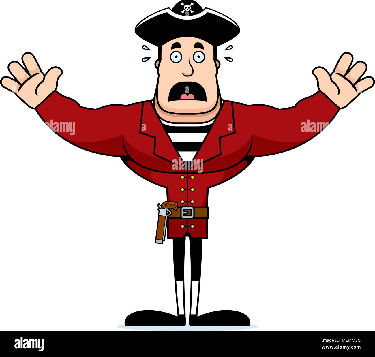 A cartoon pirate looking scared Stock Vector Image & Art - Alamy