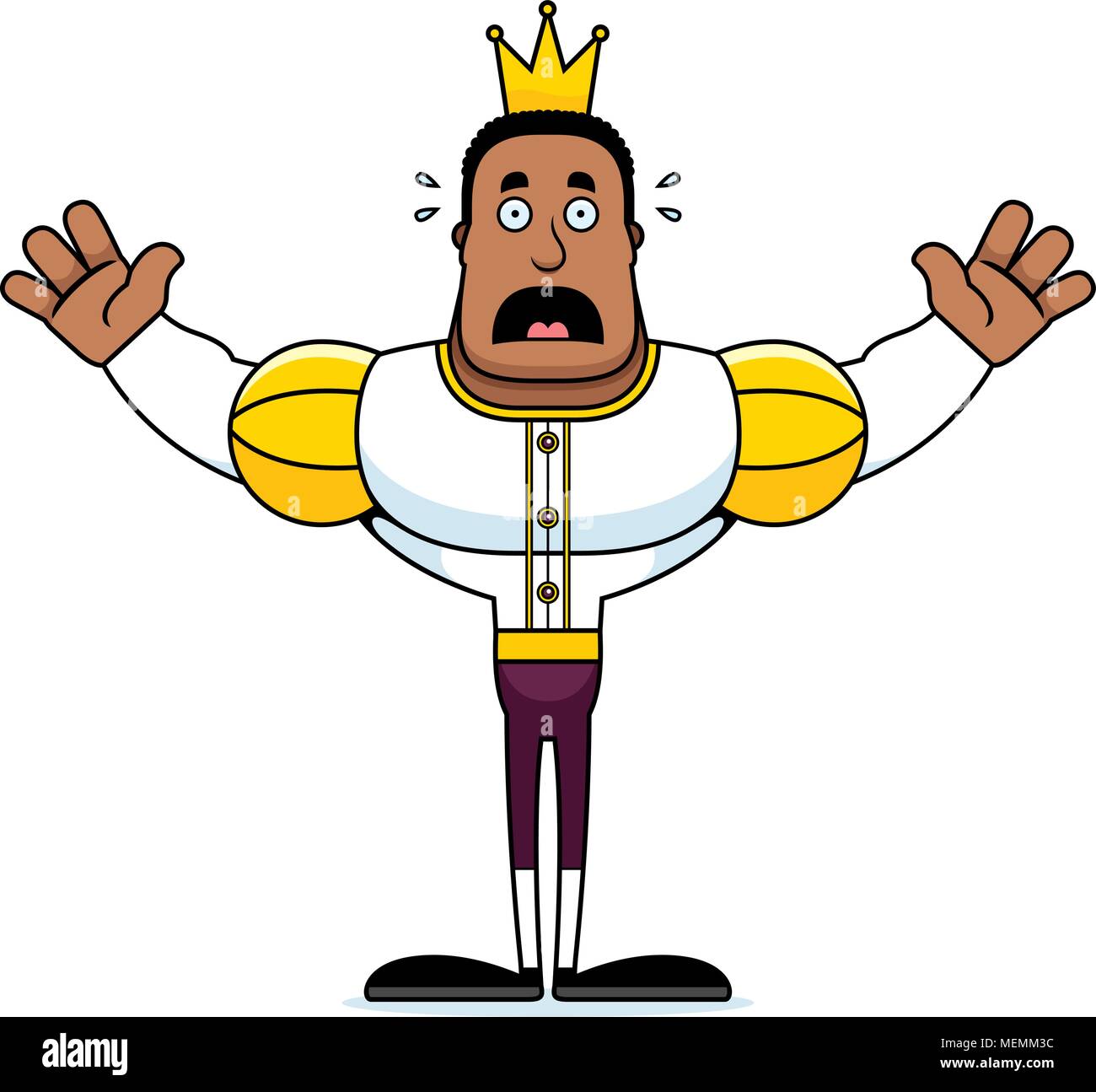A cartoon prince looking scared Stock Vector Image & Art - Alamy