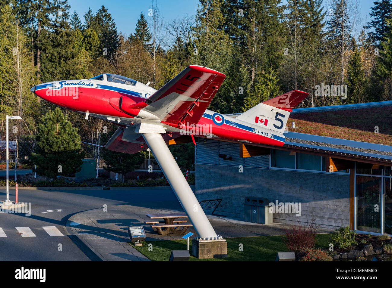 Canadian Forces Snowbird aerobatic aircraft, Canadair CT-114 Tutor, at ...