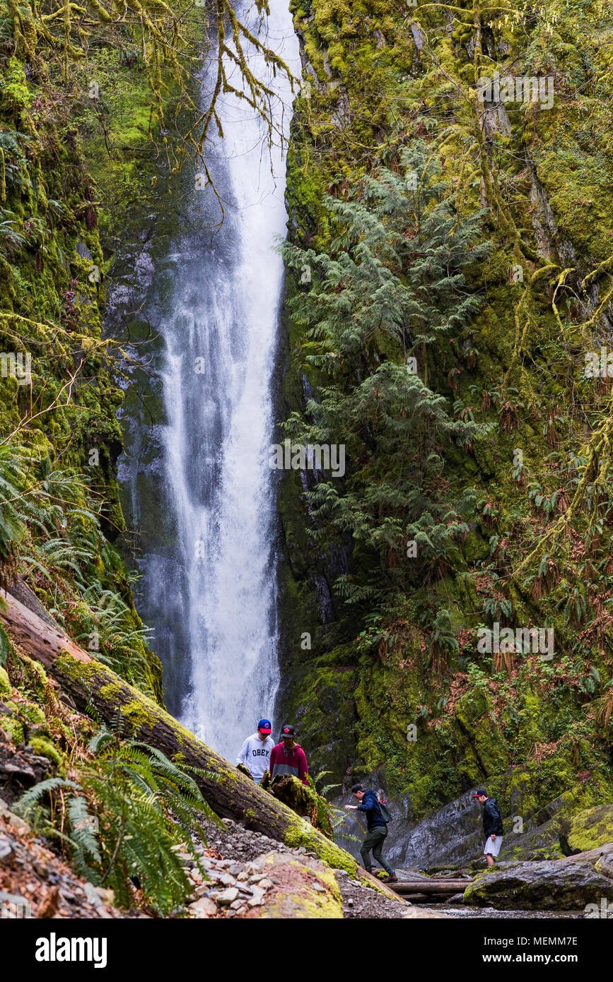 Little Niagara Falls, Goldstream Provincial Park, British Columbia ...