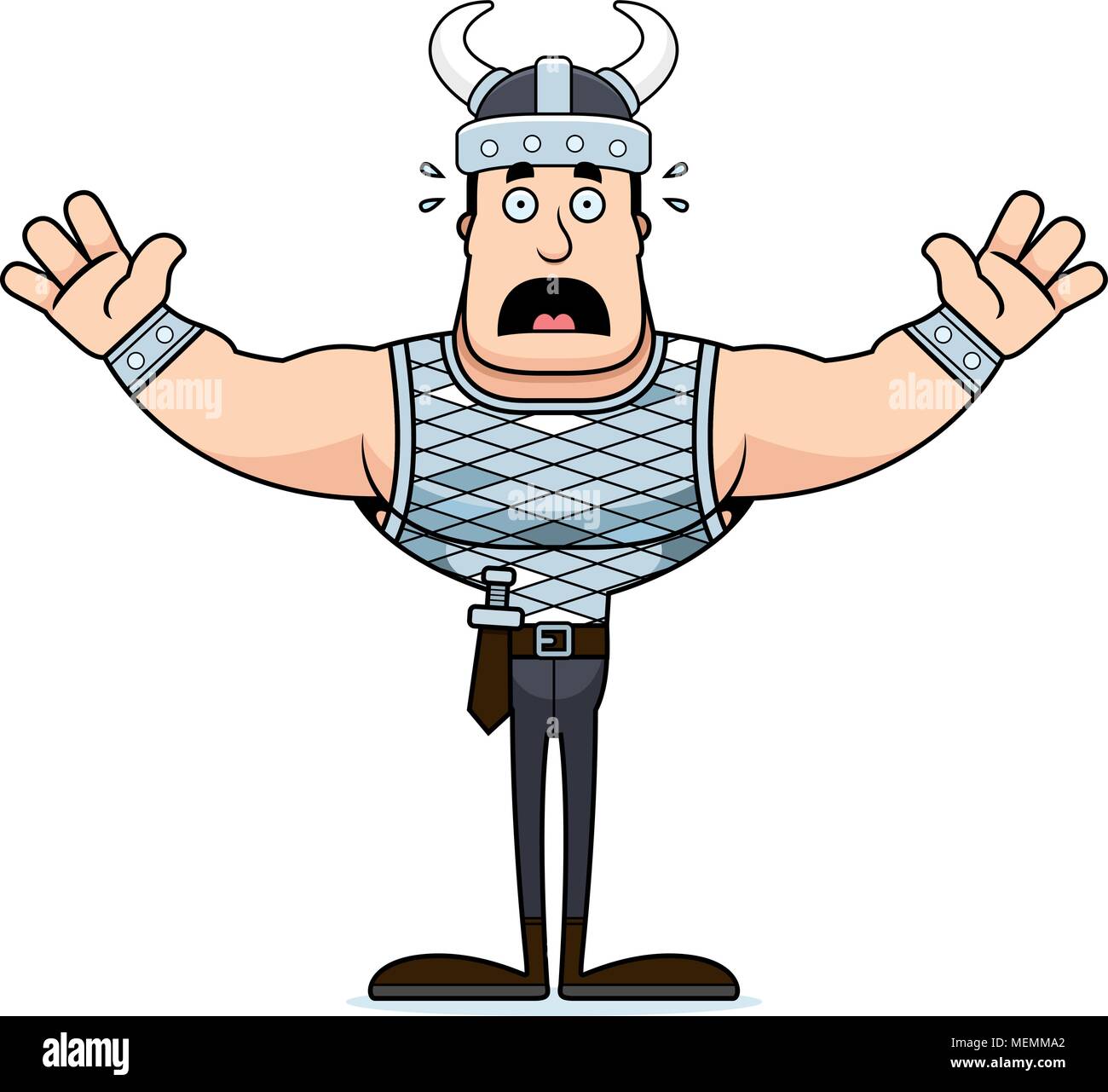 A cartoon Viking looking scared Stock Vector Image & Art - Alamy