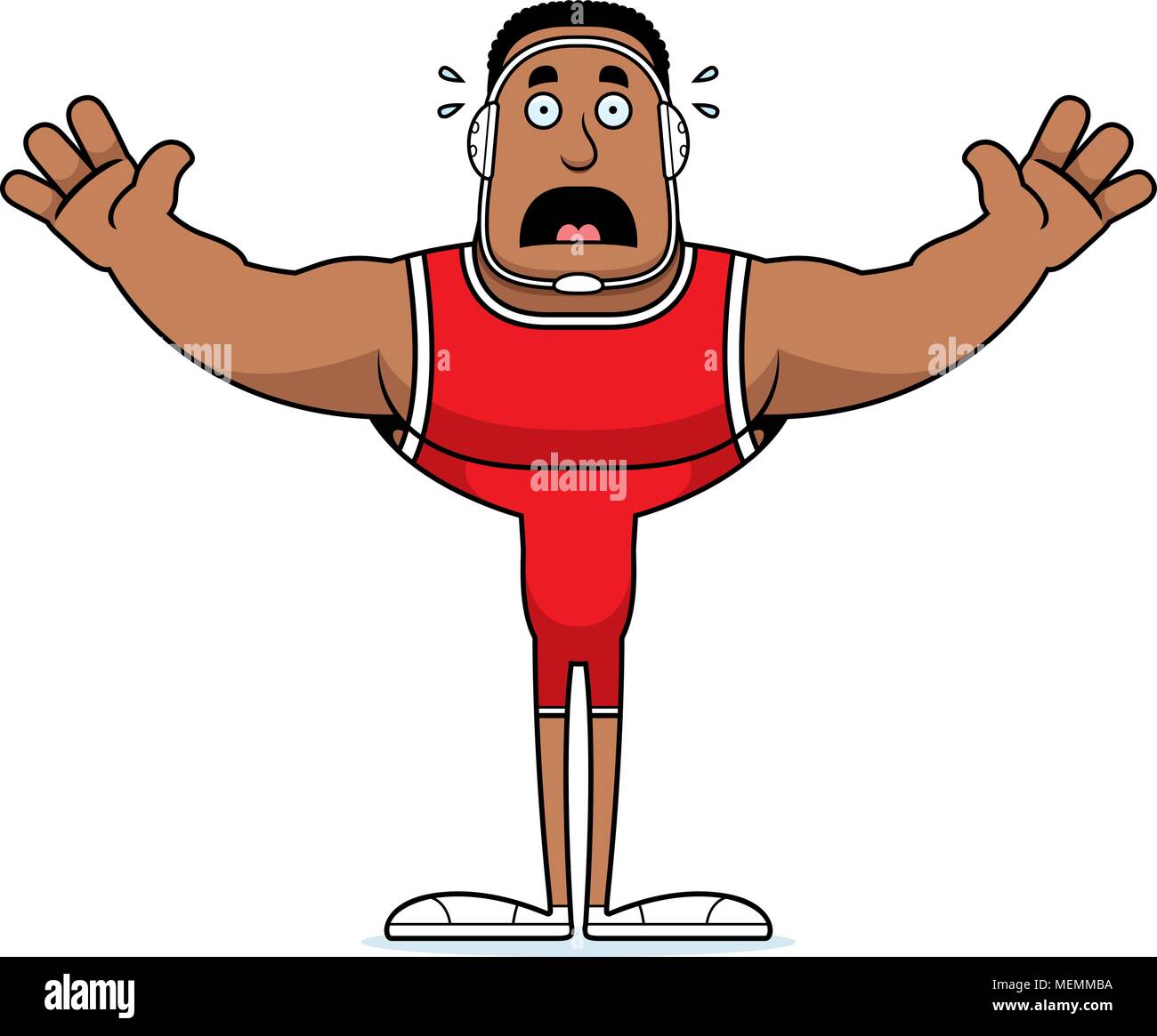 Wrestler screaming Stock Vector Images - Alamy