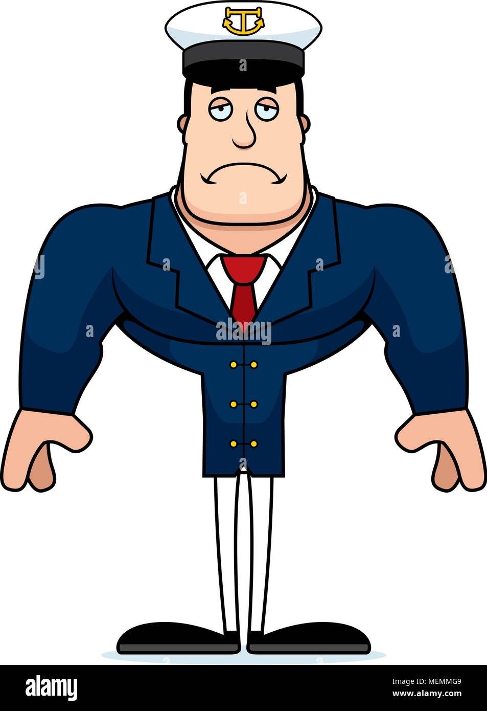 A cartoon boat captain looking sad Stock Vector Image & Art - Alamy