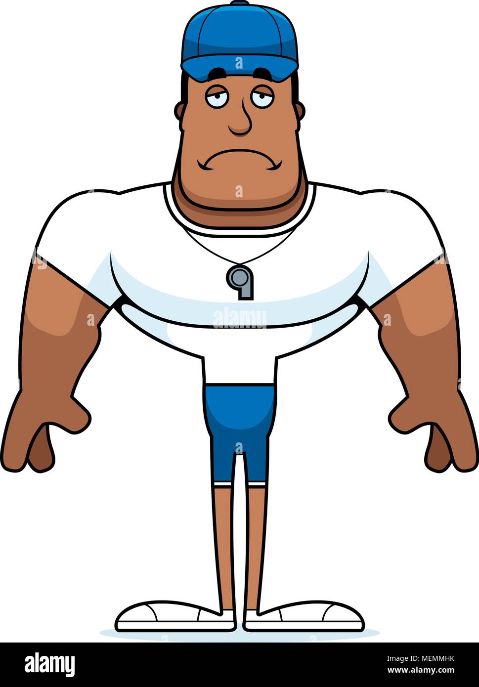 A cartoon coach looking sad Stock Vector Image & Art - Alamy