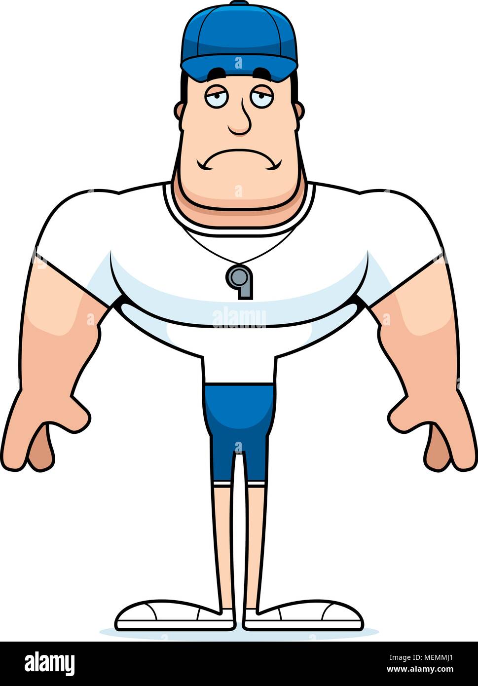 A cartoon coach looking sad Stock Vector Image & Art - Alamy