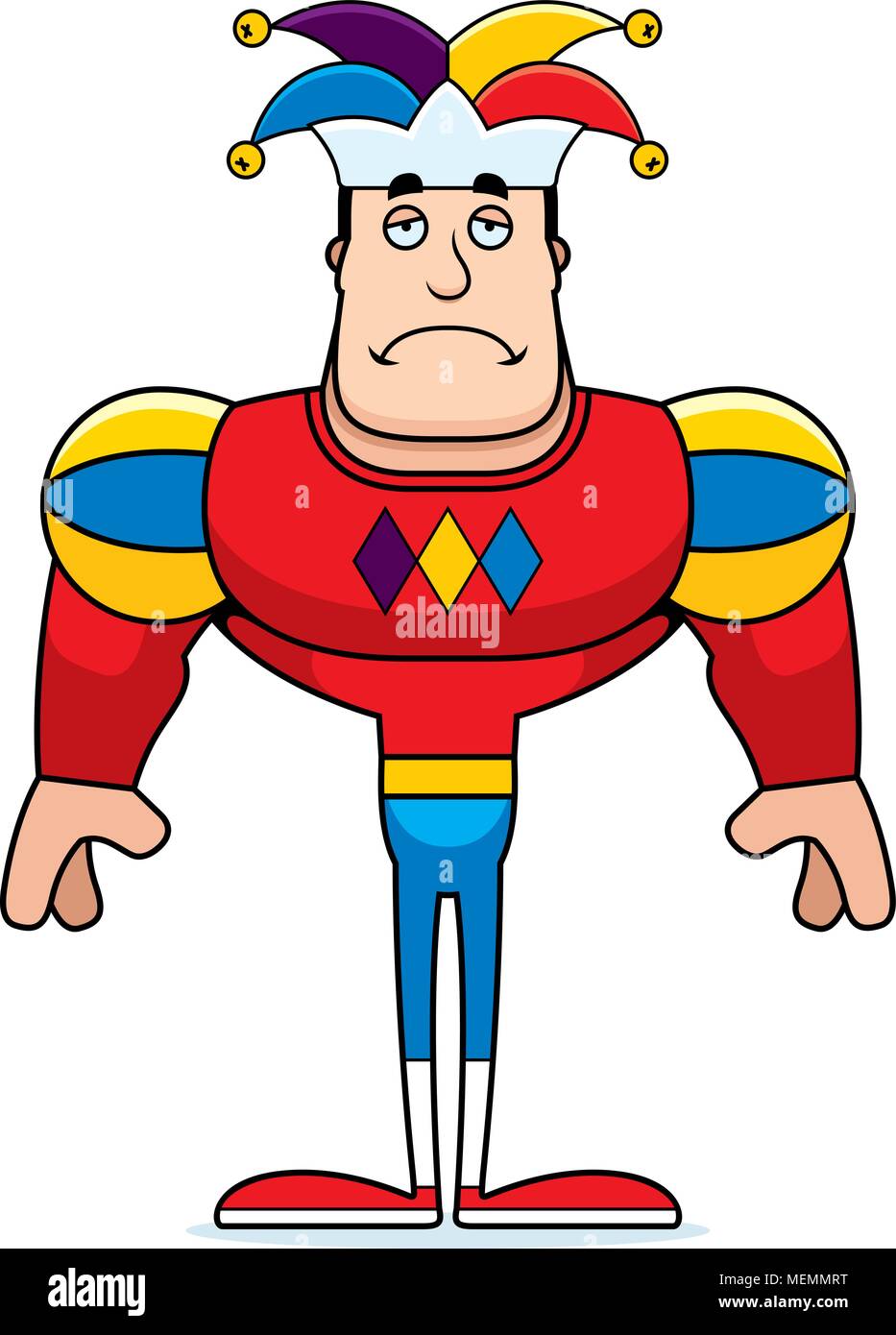 A cartoon jester looking sad Stock Vector Image & Art - Alamy
