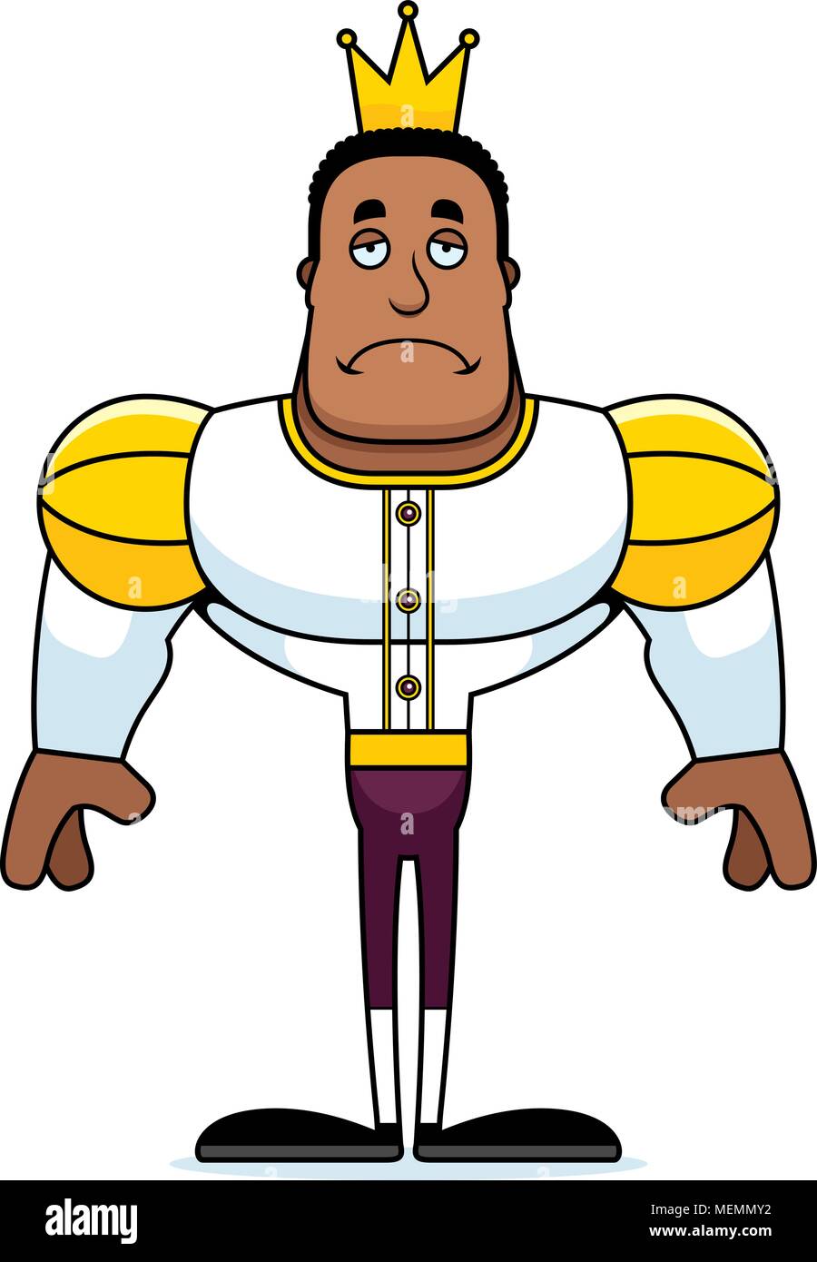 A cartoon prince looking sad Stock Vector Image & Art - Alamy