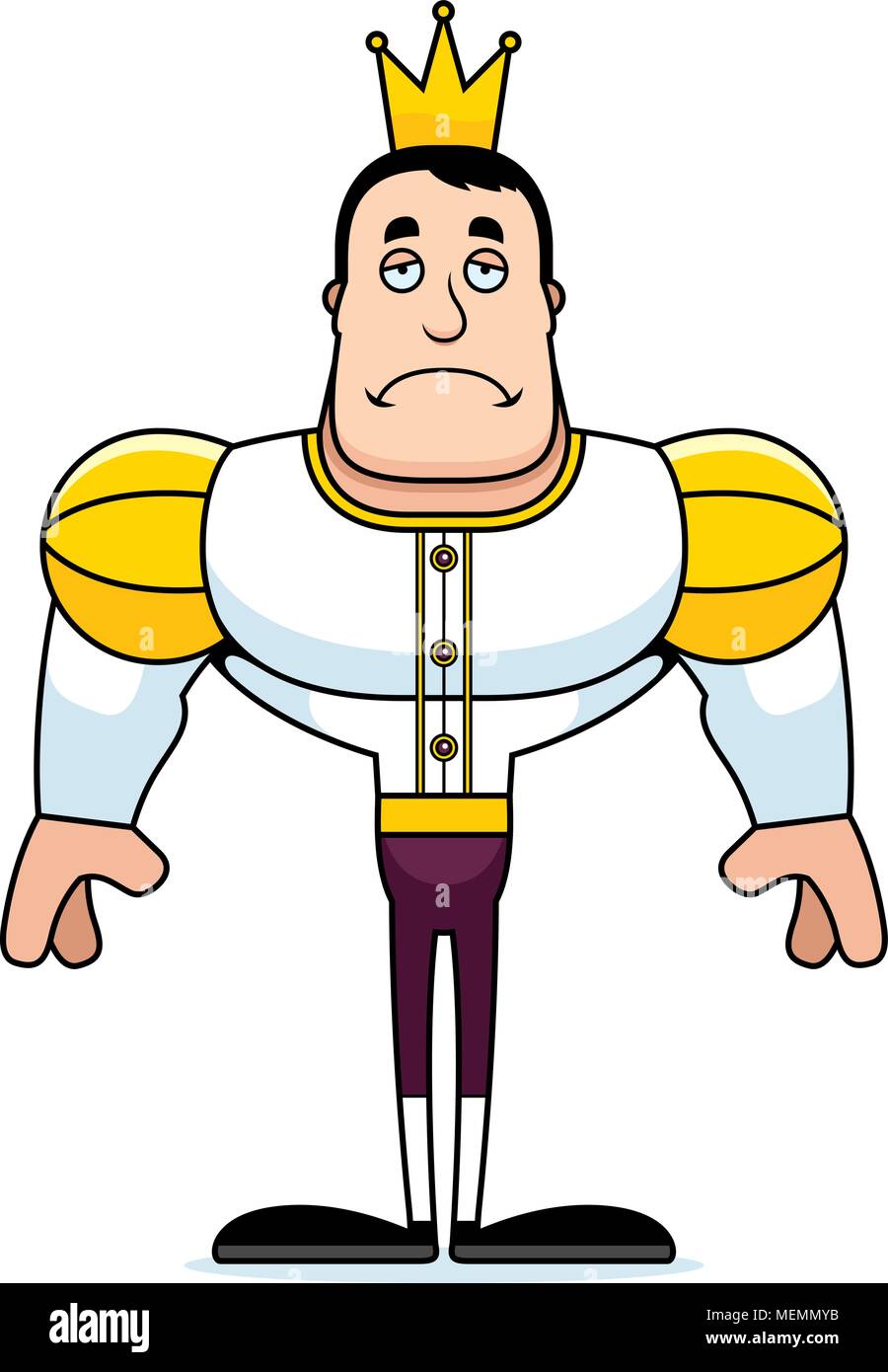 A cartoon prince looking sad Stock Vector Image & Art - Alamy