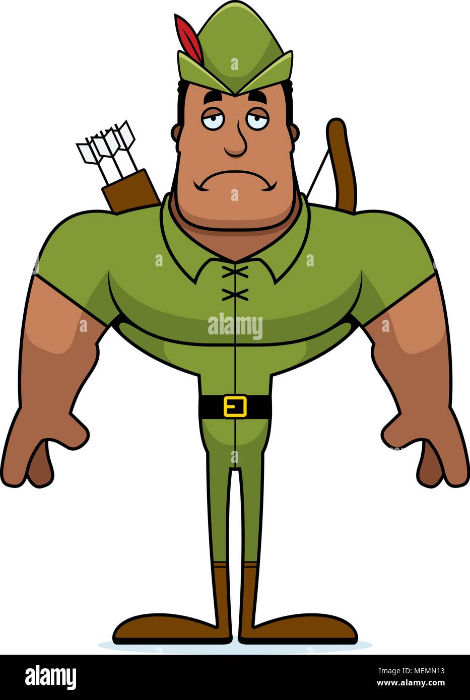 A cartoon Robin Hood looking sad Stock Vector Image & Art - Alamy