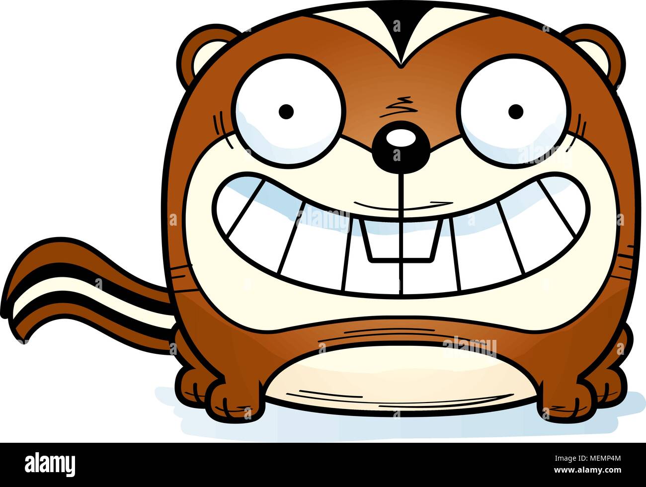 How To Draw A Cute Cartoon Chipmunk