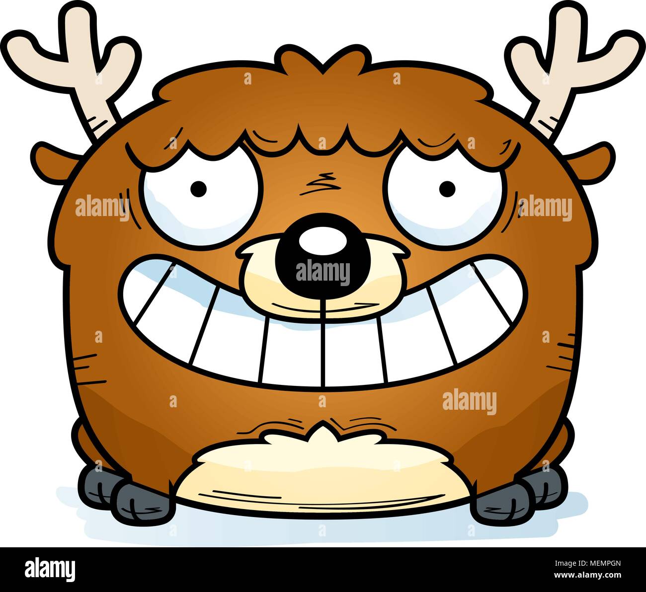 Smiling deer Stock Vector Images - Alamy