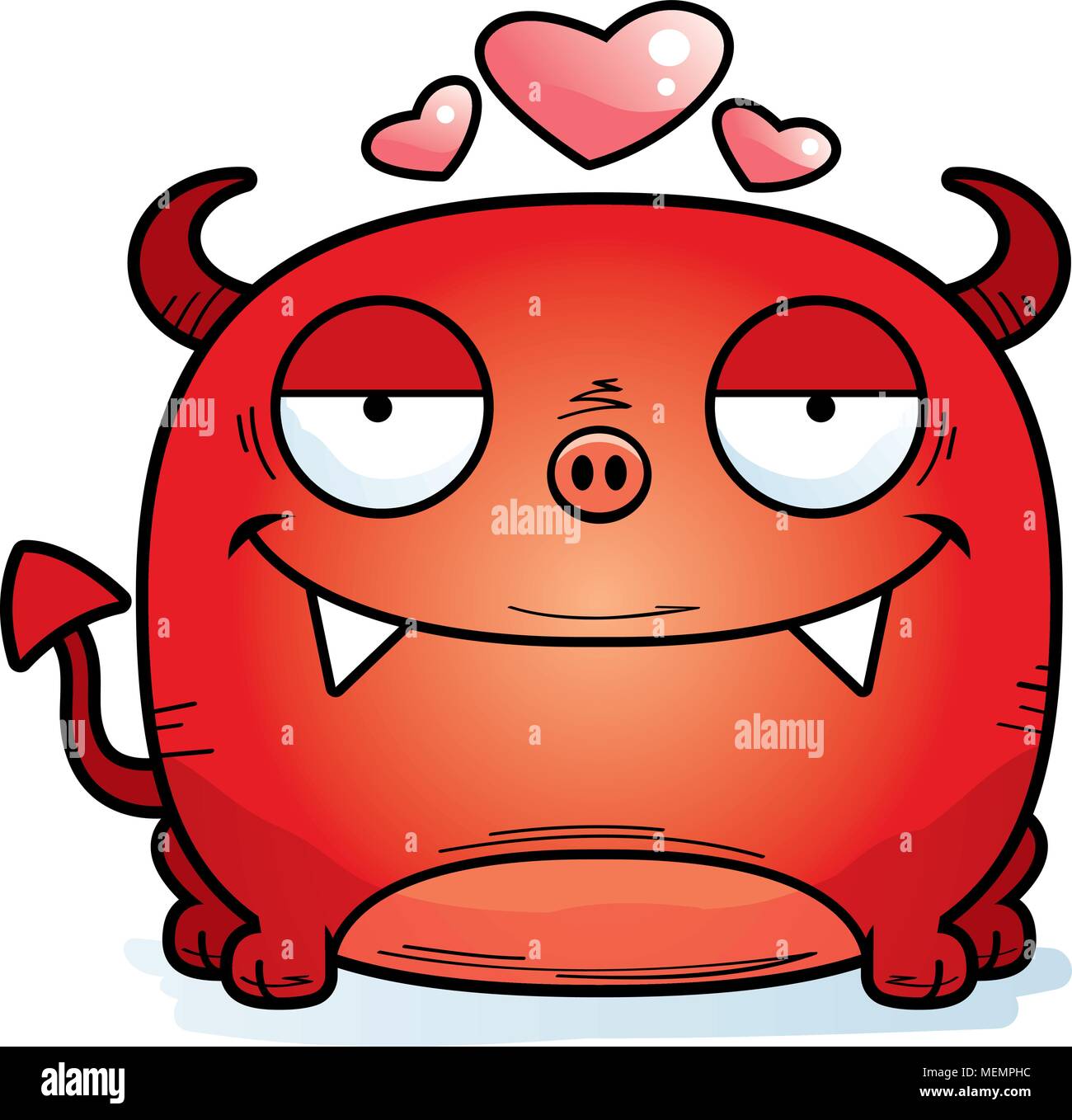 Devil love Stock Vector Images - Alamy