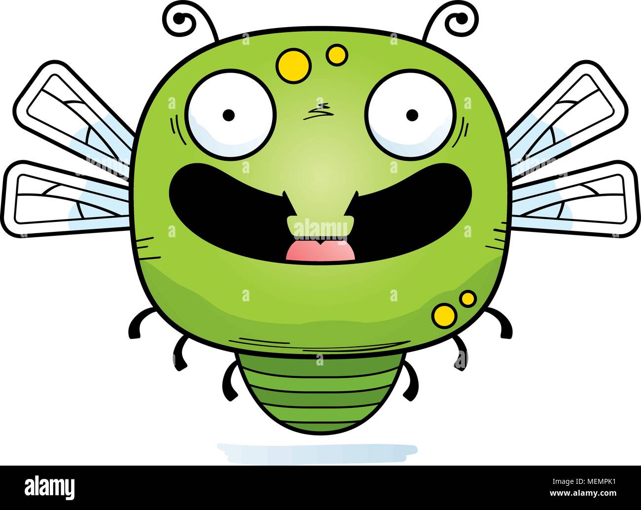 A cartoon illustration of a dragonfly smiling Stock Vector Image & Art ...