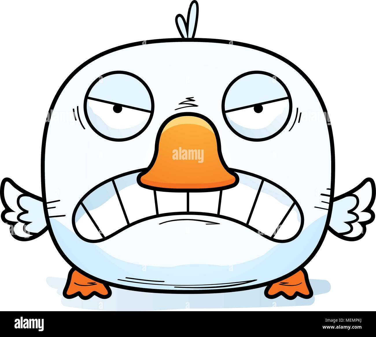 Angry Duck Cartoon