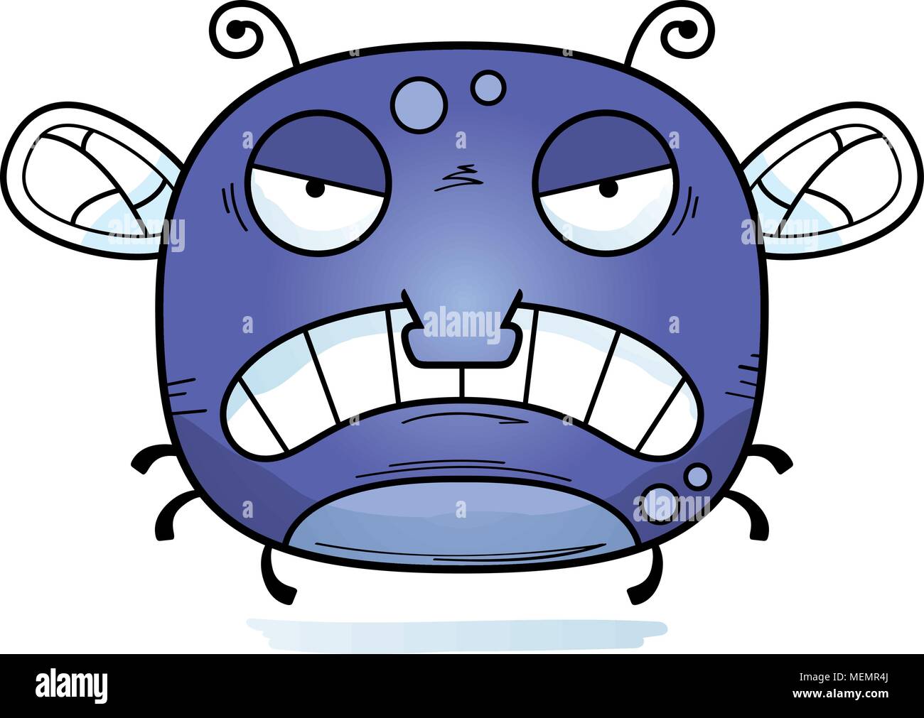 A cartoon illustration of a fly looking angry Stock Vector Image & Art ...
